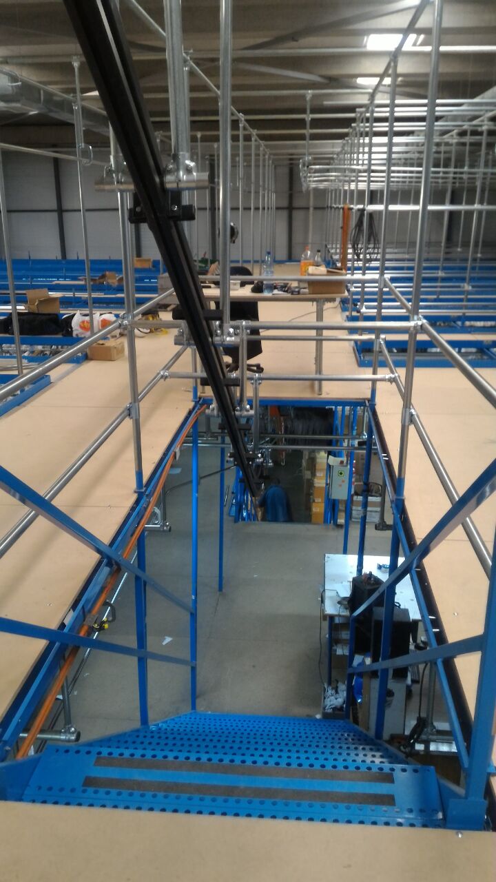 Railex System 200 and 211 Trolley Line Pick Module Garment Storage and ...