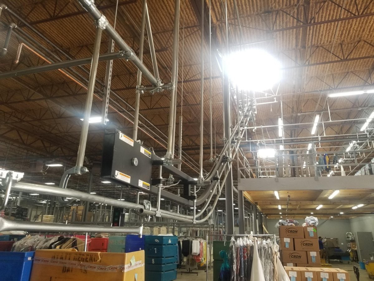 Railex System 211 Trolley Incline Conveyor for bringing GOH up and down ...