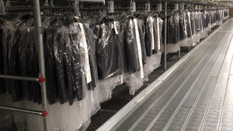 Railex System 200 Trolley Storage Rail System Filled with GOH Trolleys ...