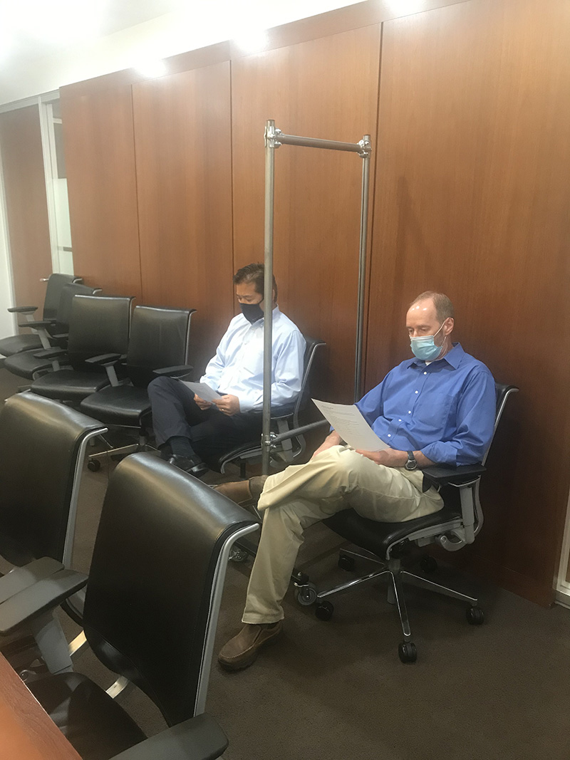 Railex Area Guard in Waiting Area - Railex Conveyor Corp.