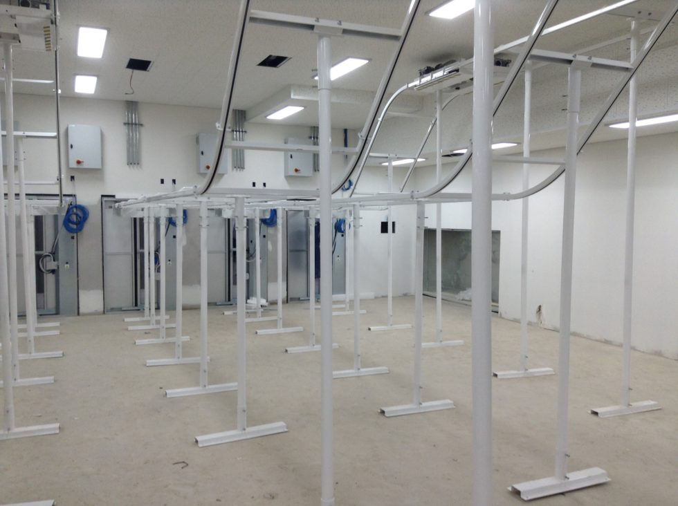 Railex System 2500 Automated Uniform Retrieval Conveyors Being ...