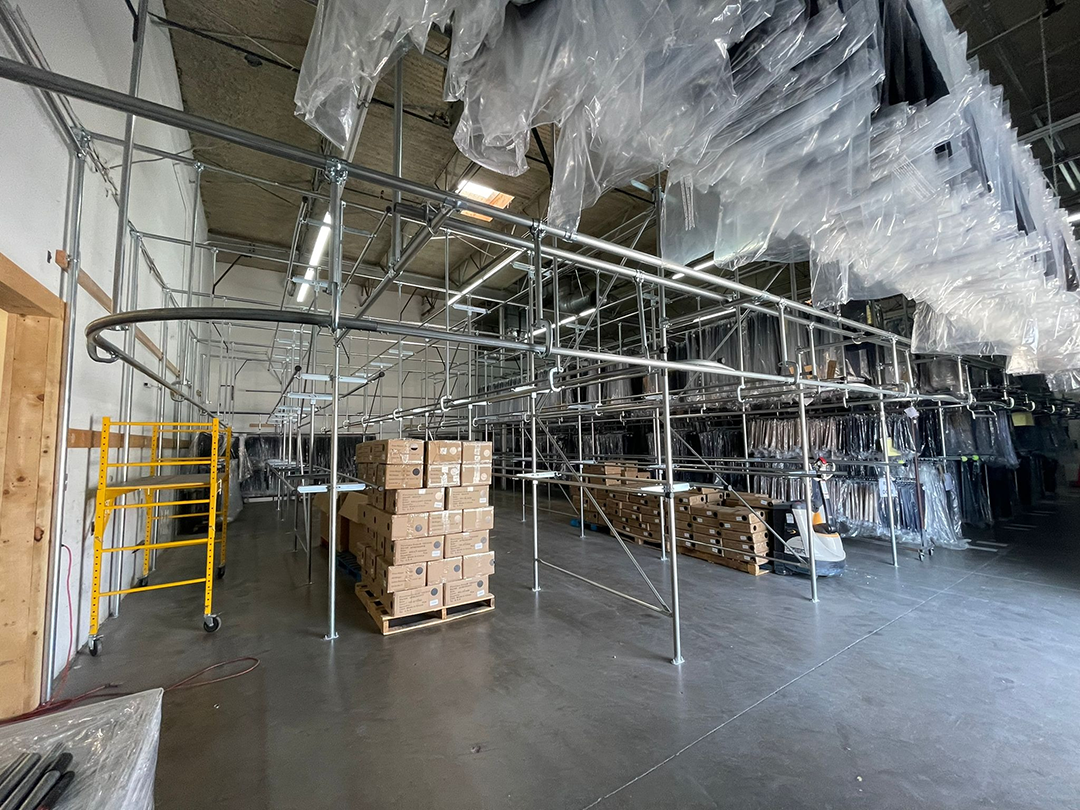 Railex System 200 Garment Trolley Rail and Storage System - Railex ...