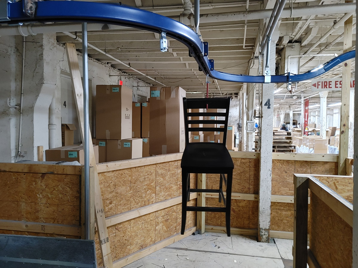 Railex System 211 Powered Conveyors are also used in industry. In this ...