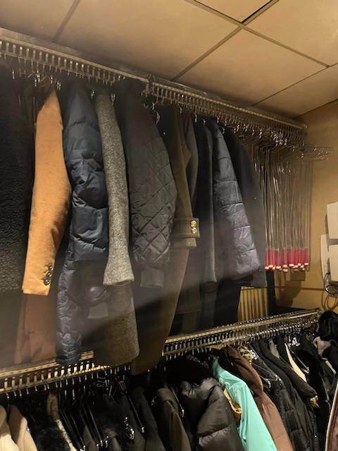 Railex System 1200 stationary coat check system can be built into very ...