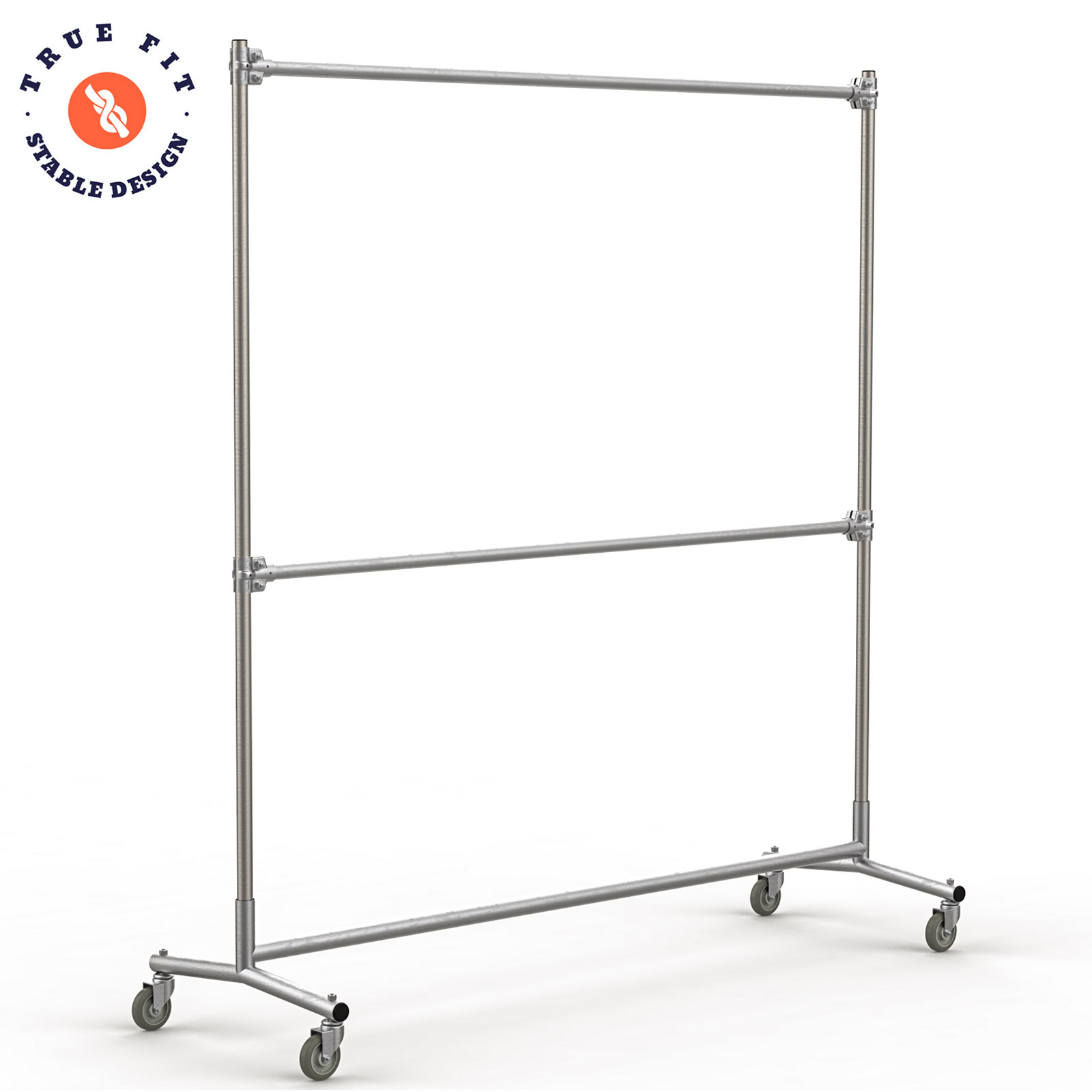 Railex 1307 Medium Duty Rolling "H" Rack - Railex Conveyor Corp.