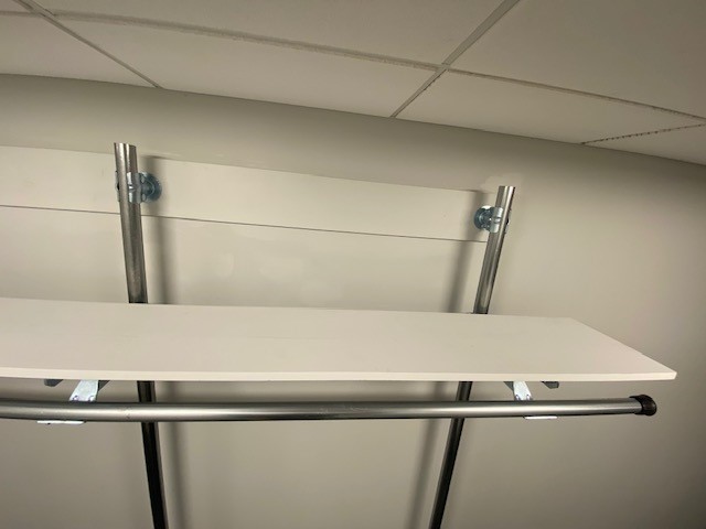 Railex Shelf - GOH Rail combo bracket 1 - Railex Conveyor Corp.